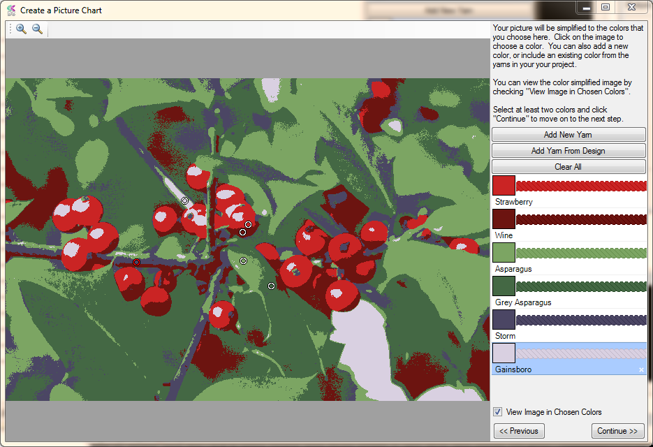 Creating Picture Charts - EnvisioKnit Design Studio User's Manual